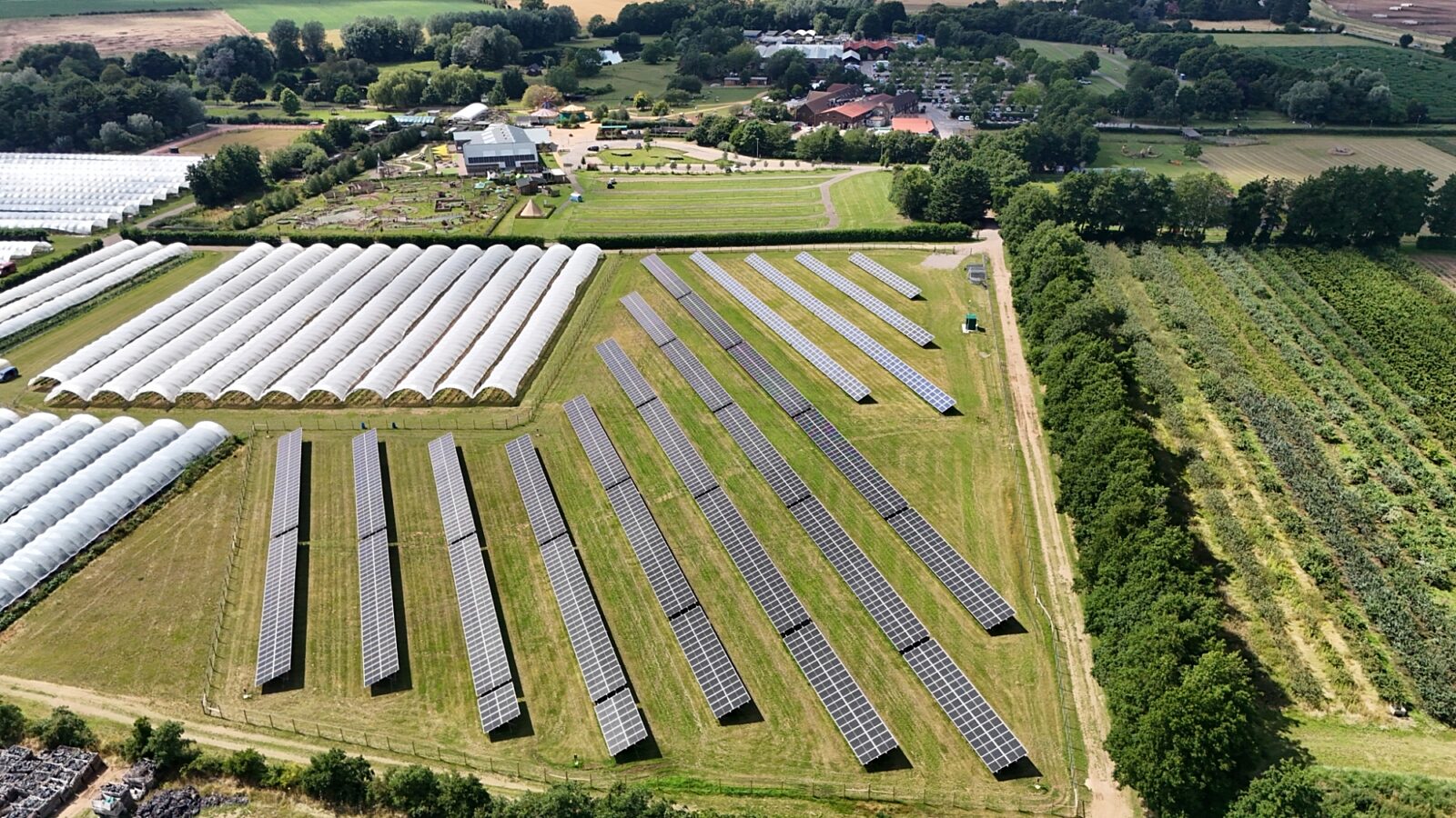 Large Solar Field Installation for Millets Farm Centre in Oxfordshire